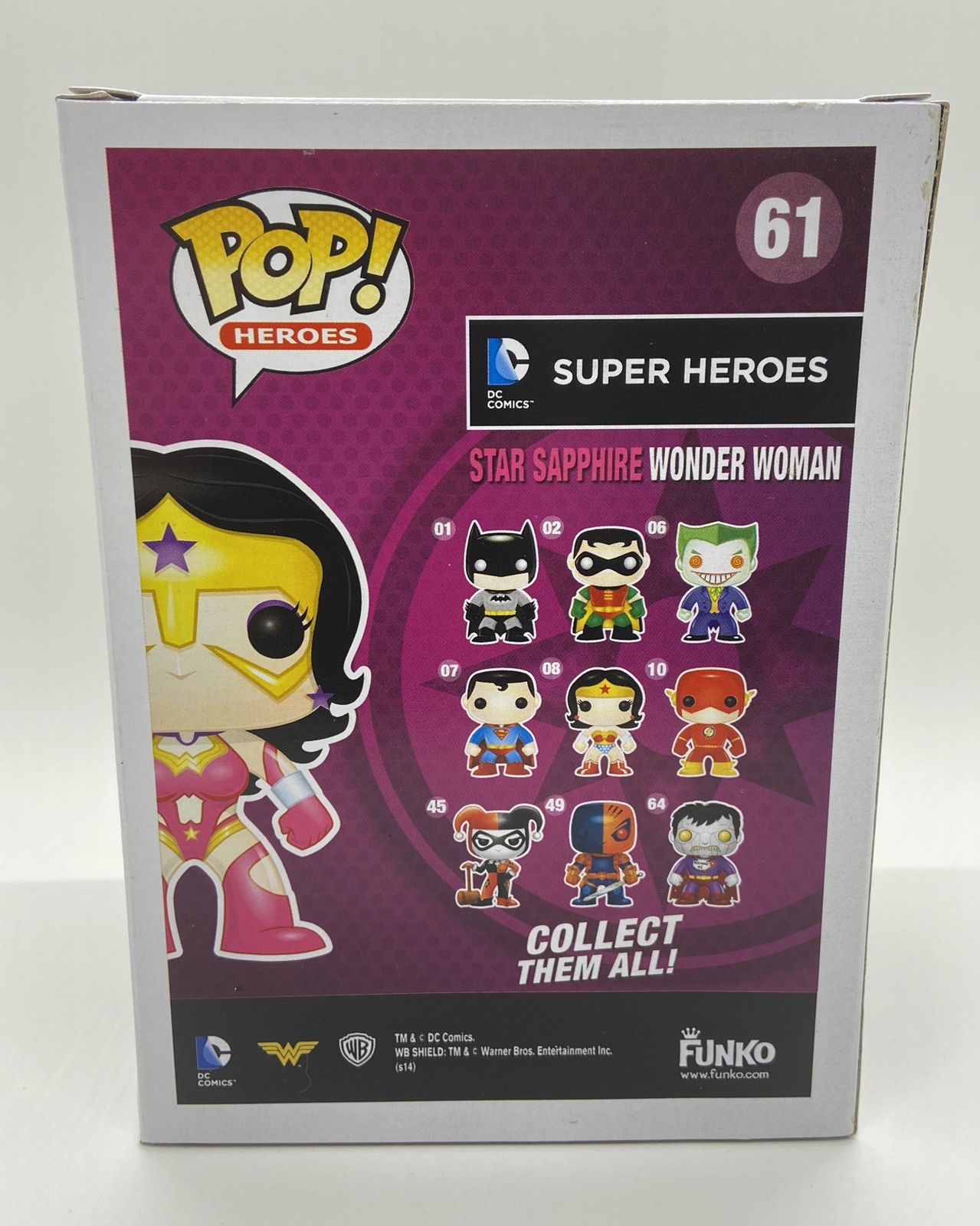 FUNKO POP METALLIC STAR SAPPHIRE WONDER WOMAN 61 FUGITIVE EXCLUSIVE ...
