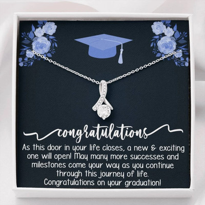 Graduation Necklace Gift for Her, Graduation Gift box, Graduation ...