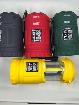 Nebo Poppy 300 LED Lumen Lantern 120 Spot Light Indoor outdoor | eBay