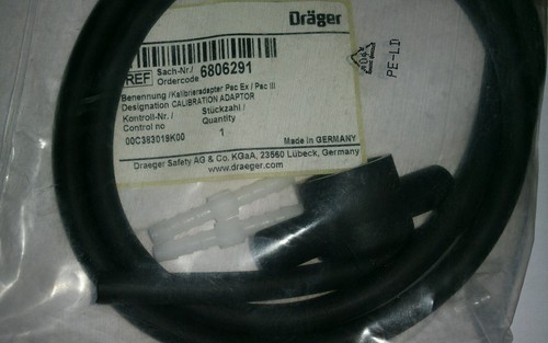 Draeger 6806291 Calibration Adapter, For Use With Pac Ex Gas Detectors ...