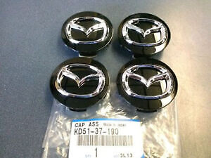 Genuine CX5 CX7 CX9 MIATA RX-8 Wheel Center Cap KD51-37-190 x4 F/S ...