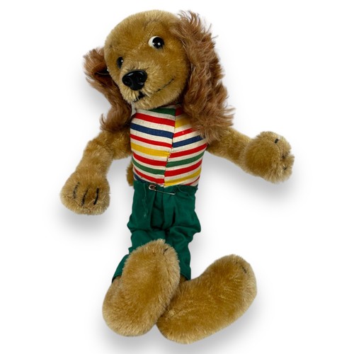 Vintage Germany Schuco Bigo Bello Dog Mohair Glass Eyes | eBay