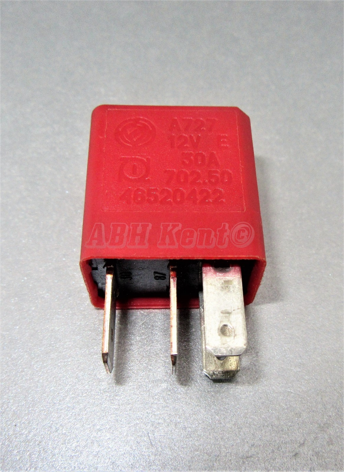 186-Fiat (2000-2016) 4-Pin Multi-Use Red Relay 46520422 12V 30A A727 ...