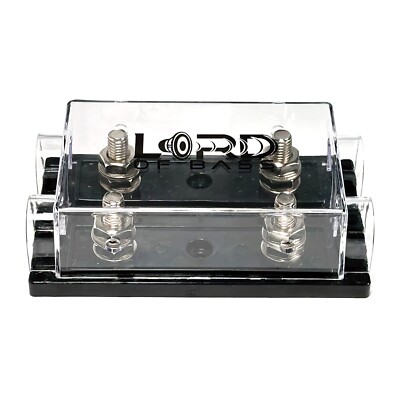 Lord of Bass Dual ANL Fuse Holder Ring Terminal Double 1/0 Gauge Or 4 ...
