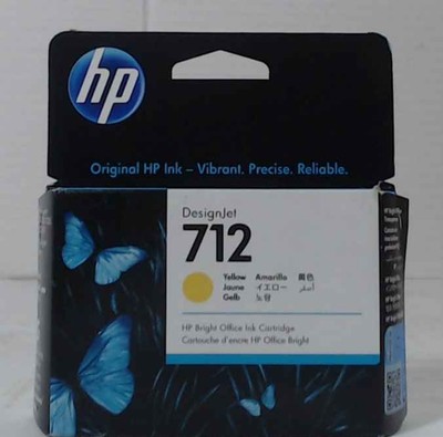 NEW HP 712 Original DesignJet Ink Cartridge Yellow $60.59 | eBay