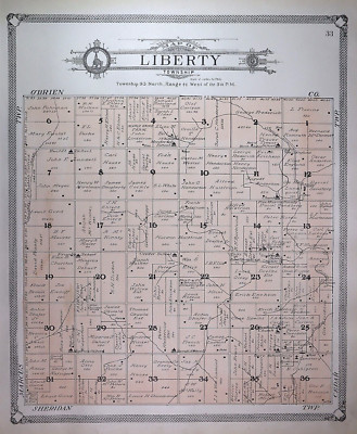 AR, IA, KS, LA, MO, NE - Cherokee County Iowa Plat Map