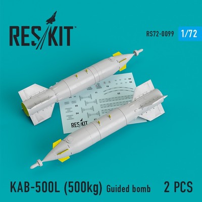 ResKit RS72-0099 Scale model kit 1:72 KAB-500L (500kg) Guided bombs (2 ...