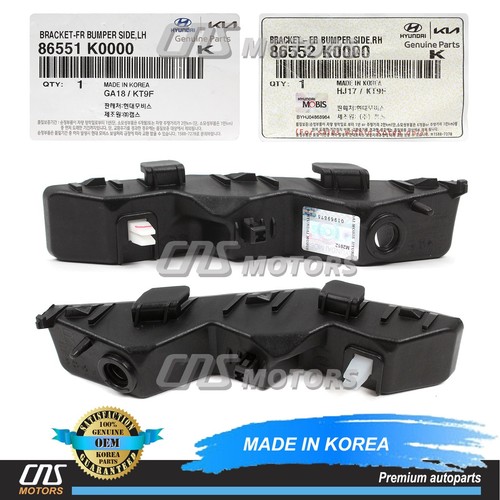 ⭐GENUINE⭐ Front Bumper Brackets LEFT & RIGHT for 2020-2024 Kia Soul ...