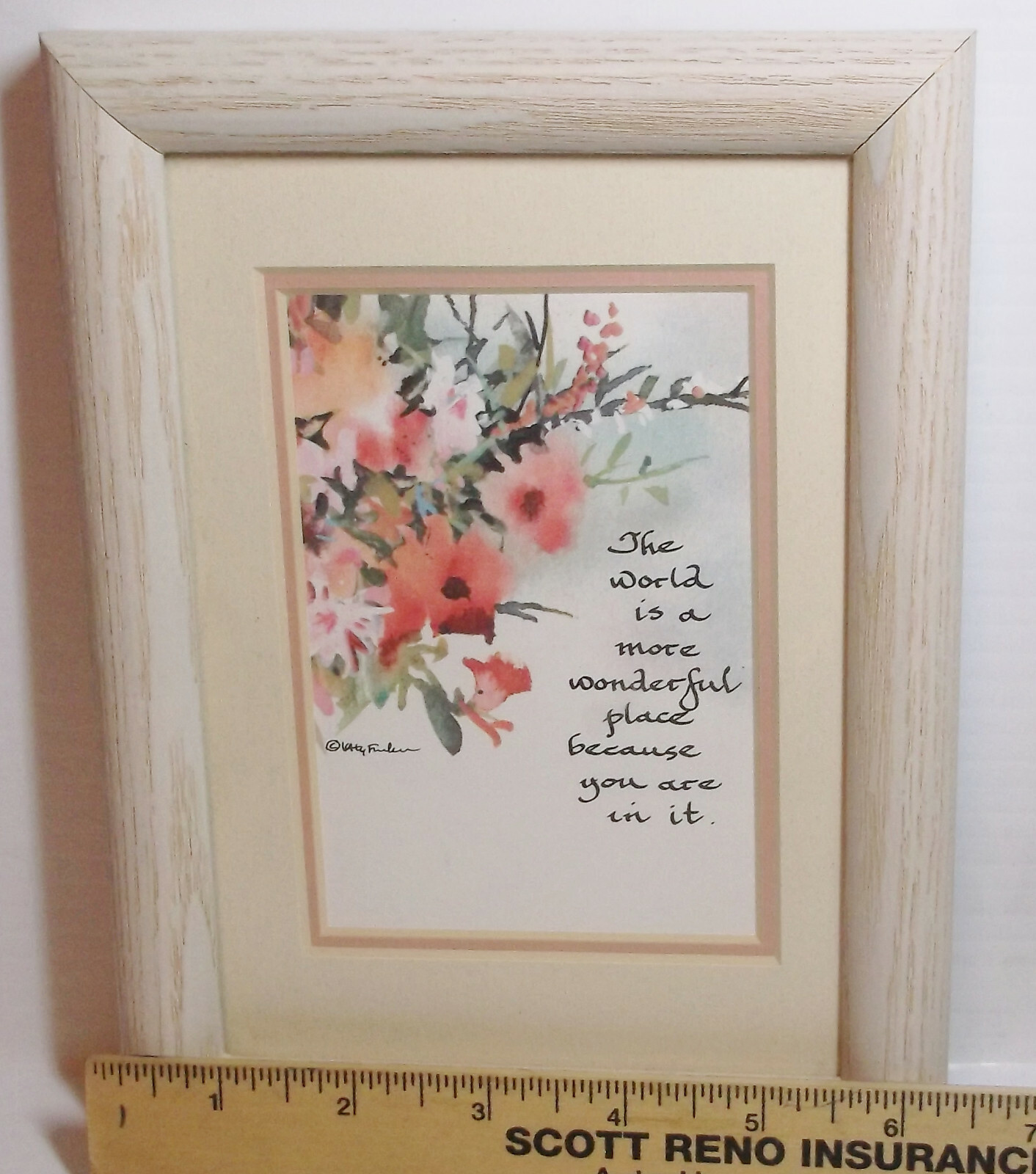 Helen Steiner Rice "Birthday Prayer" Art Print 8 X 6 Framed Matted ...