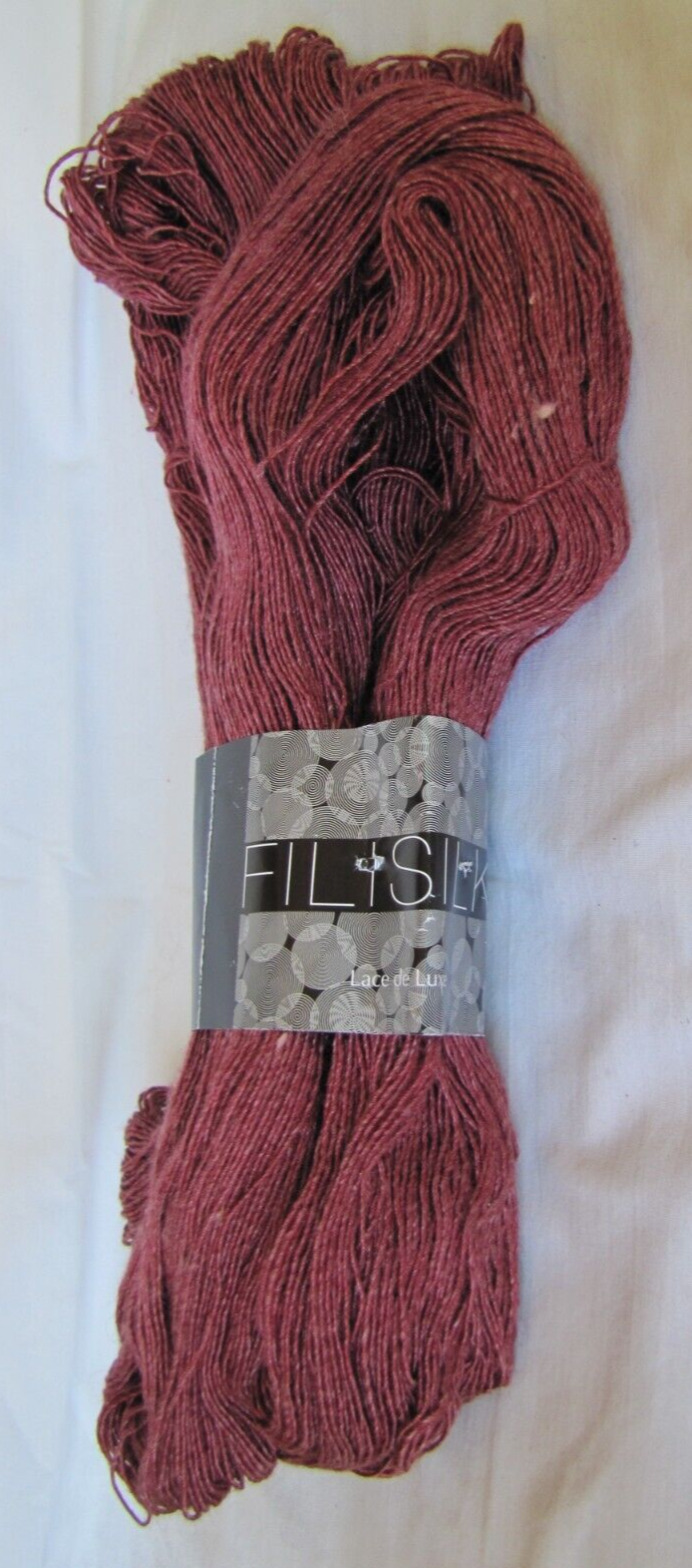 Zitron Filisilk Merino wool/silk blend yarn - Color #3032 Boysenberry ...