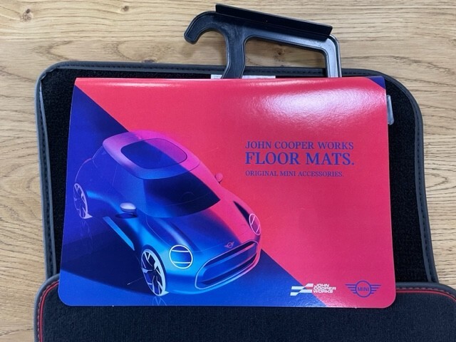 GENUINE F56 MINI JCW PRO FRONT RHD CARPET MAT SET P/N 51472469126 | eBay UK