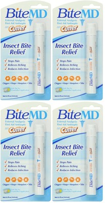 4 Pack Cutter Bite Md Insect Bite Relief Stick Stops Pain Relieves ...