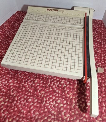 VTG Paper Cutter Boston 2612 Guillotine Trimmer Heavy Duty USA | eBay