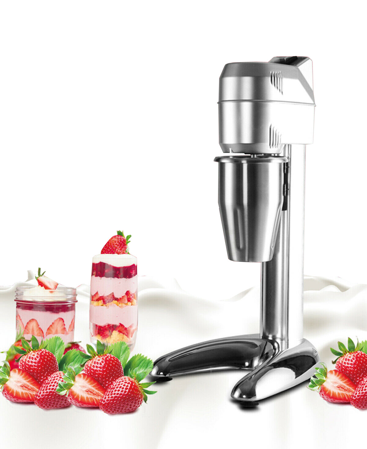 220v Commercial Stainless Steel Electric Milk Tea Drink Mixer Milkshake ...