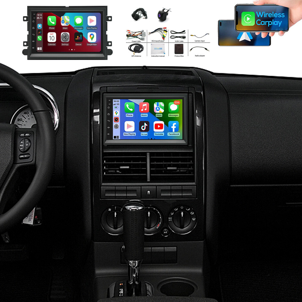 Car Radio Stereo Navigation Android For Ford Explorer 2006 2007 2008 ...