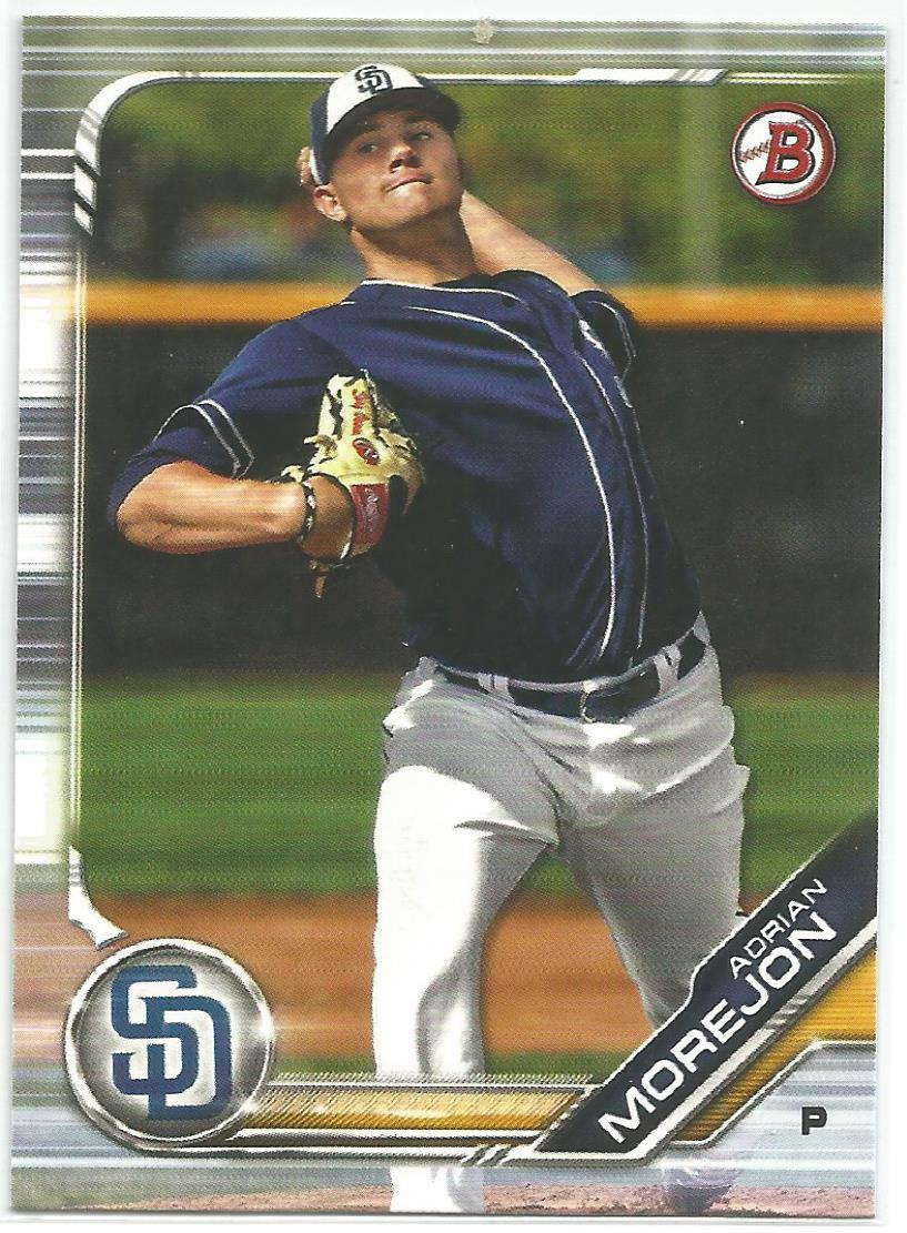 Adrian Morejon San Diego Padres 2019 Bowman Baseball Prospects Card | eBay