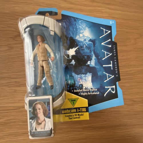 RARE! 2009 AVATAR Dr. Grace Augustine 4” Mattel Action Figure - Factory ...