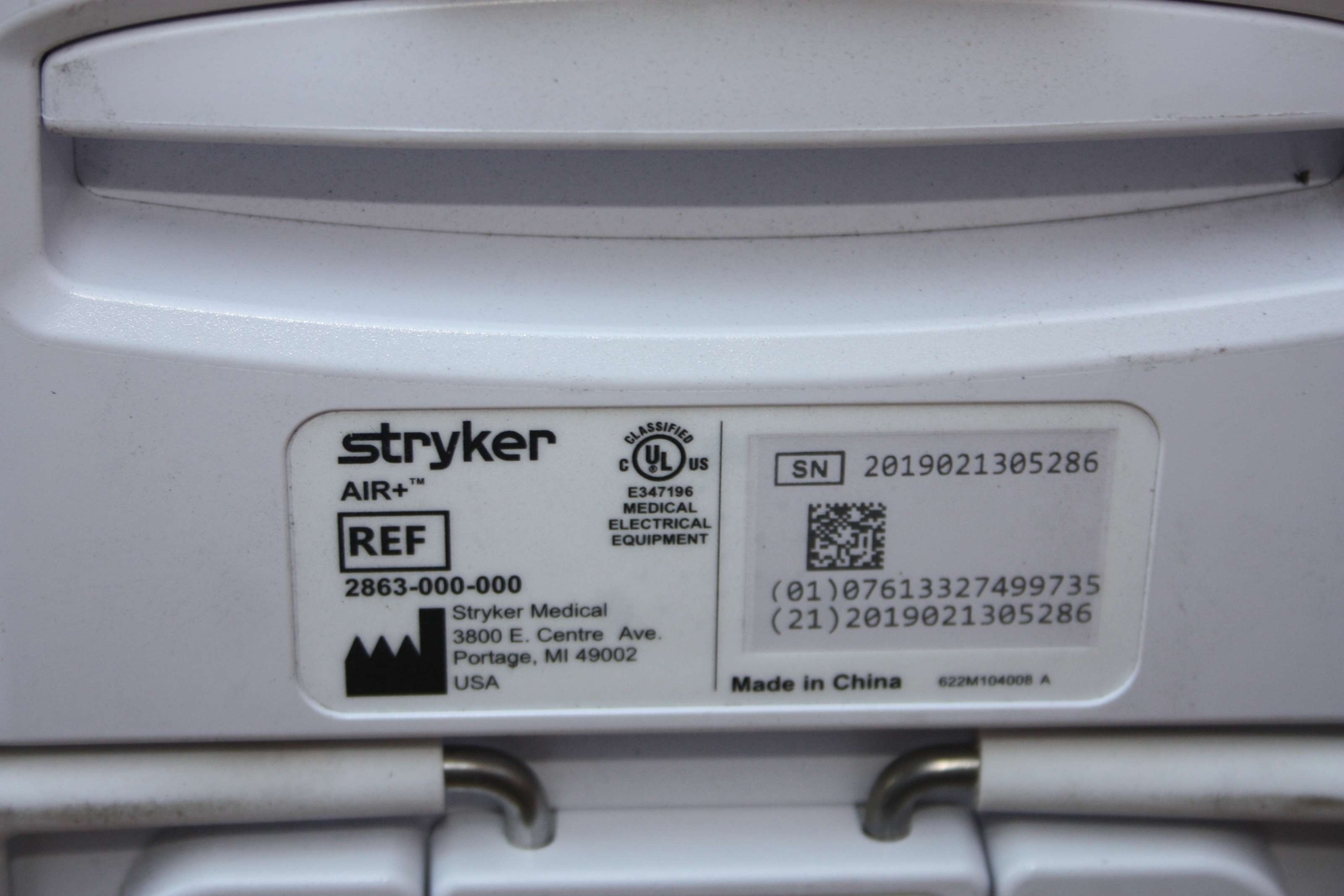 Stryker Air+ 2863-000-00 Pump for 2860 IsoFlex LAL support,2790-100-000 ...