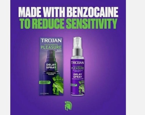 Delay Spray for Men by Trojan Extended Pleasure helps w/ Premature ...