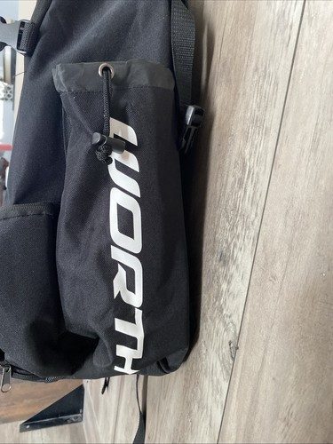 Worth RAWLINGS Comrade Baseball Backpack Black &Blue BARELY USED Great ...