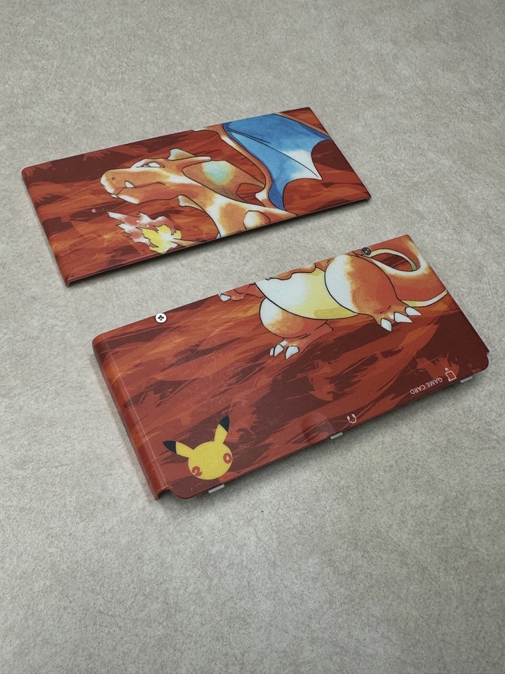 OEM Nintendo N3DS Pokémon Red AUTHENTIC Charizard 20th Anniversary ...