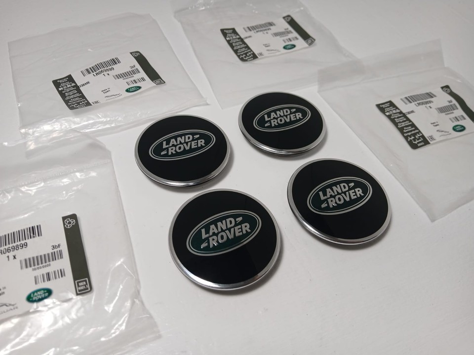 LAND ROVER RIM WHEEL CENTER CAP SET x4 RANGE LR4 DEF EVOQUE SPORT ...