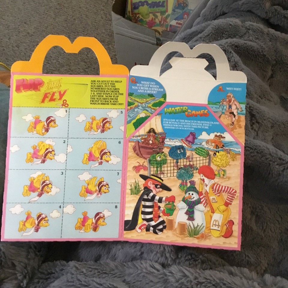 1987 McDonald's McDonaldland “Good Friends” Happy Meal Box | eBay