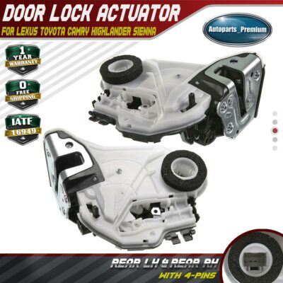 2x Door Lock Actuator for Lexus Toyota Camry Highlander Sienna Rear ...
