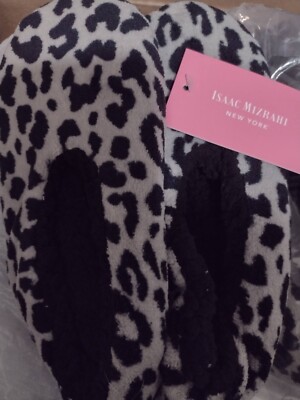Isaac Mizrahi Leopard Print slippers Medium 6-8 Sealed NEW FREE ...