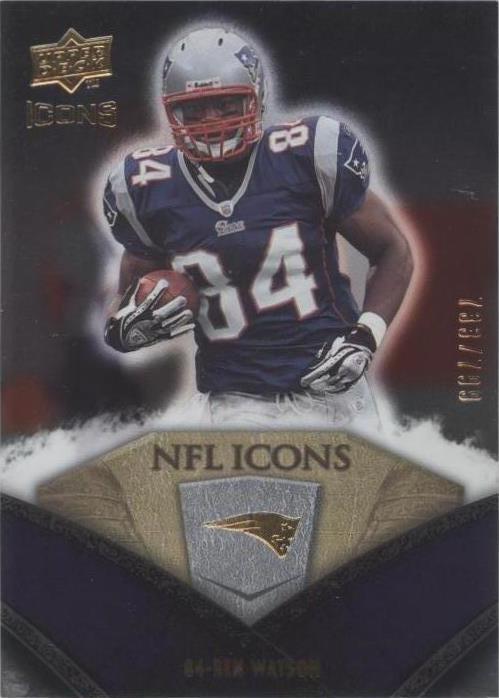 2008 Upper Deck Icons - Nfl Icons Ben Watson #NFL45 Silver /799 for ...
