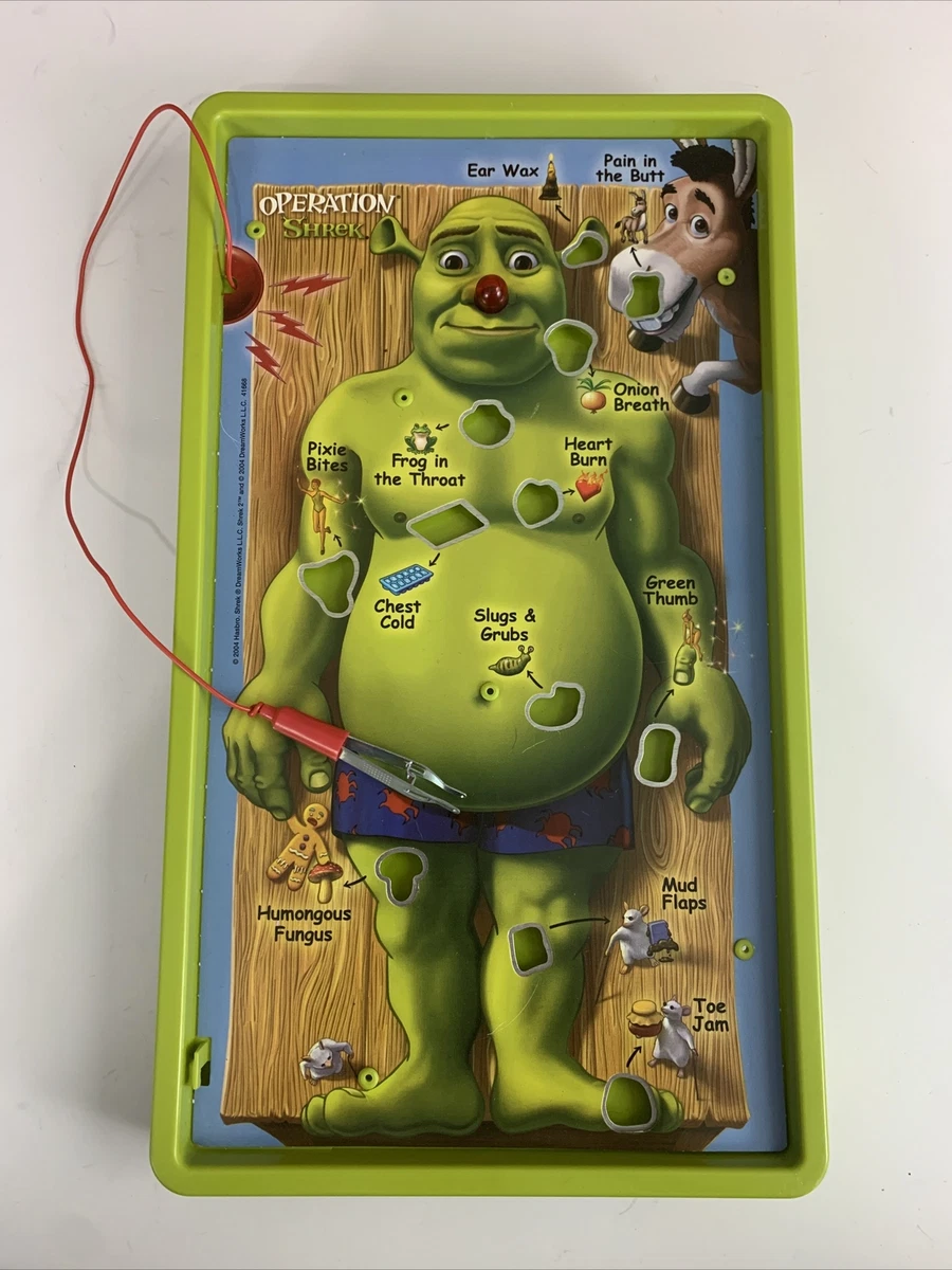 Shrek Operation Game Pieces