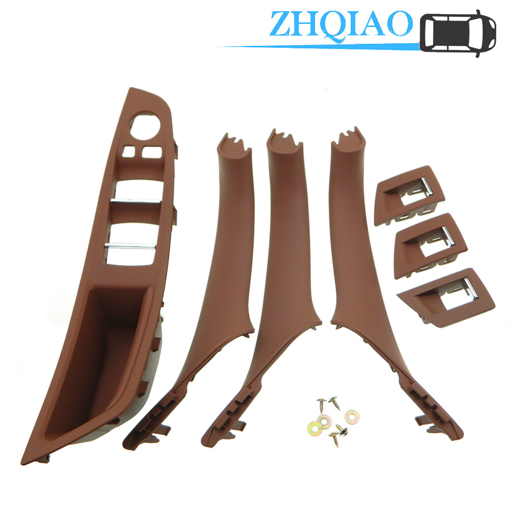 51417261933 Driver Door Red Brown Pull Handle Cover Trim Fits BMW F10 ...