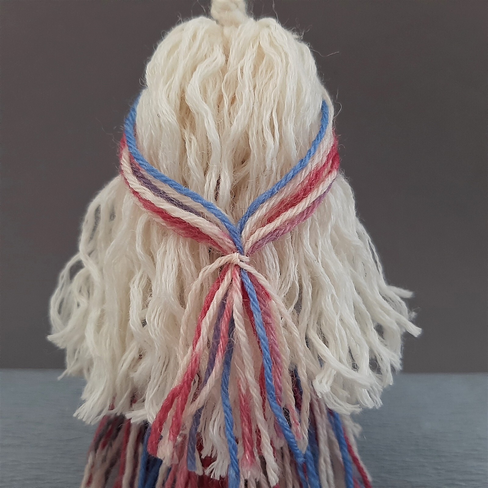 Small Hanging Macrame Doll Yarn Home Decoration Wall Art Ornament ...