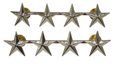 Original Vietnam War US Military 4 Star GENERAL Rank Stars Pins Pair ...