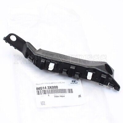2017-2019 HYUNDAI Elantra Front Bumper Right Black Plastic Bracket ...