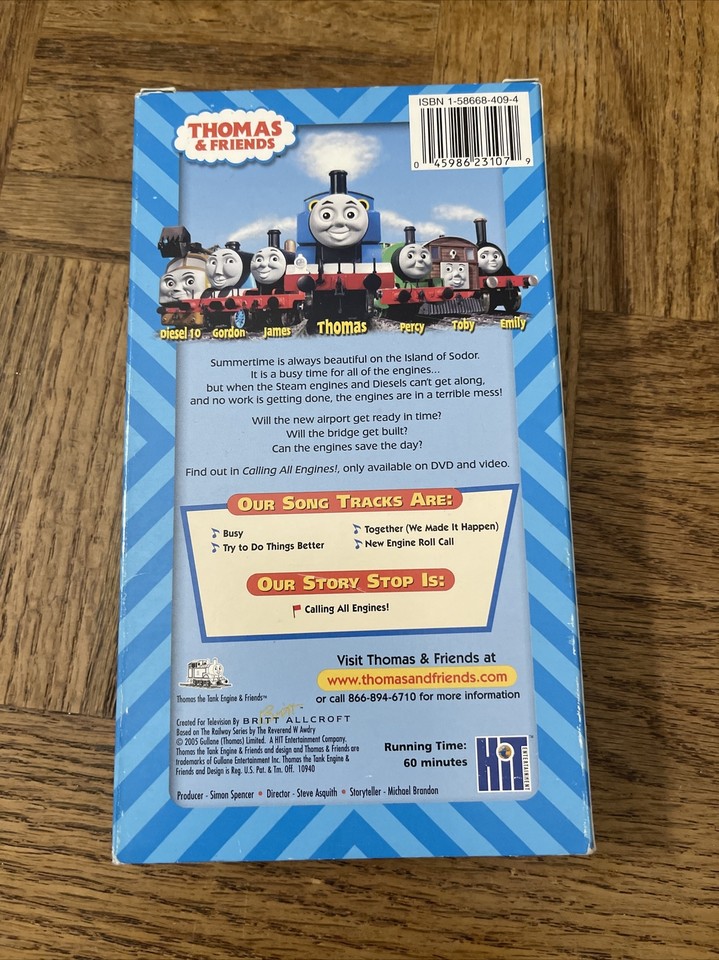 Thomas And Friends Calling All Engines VHS 45986231079| eBay