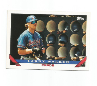 LARRY WALKER (Montreal Expos) 1993 TOPPS CARD #95 | eBay