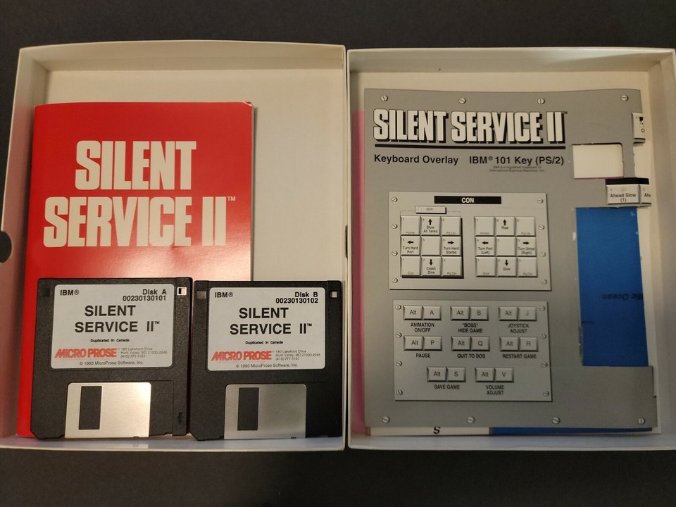 Silent Service II - Micro Prose- Big Box PC Game | eBay