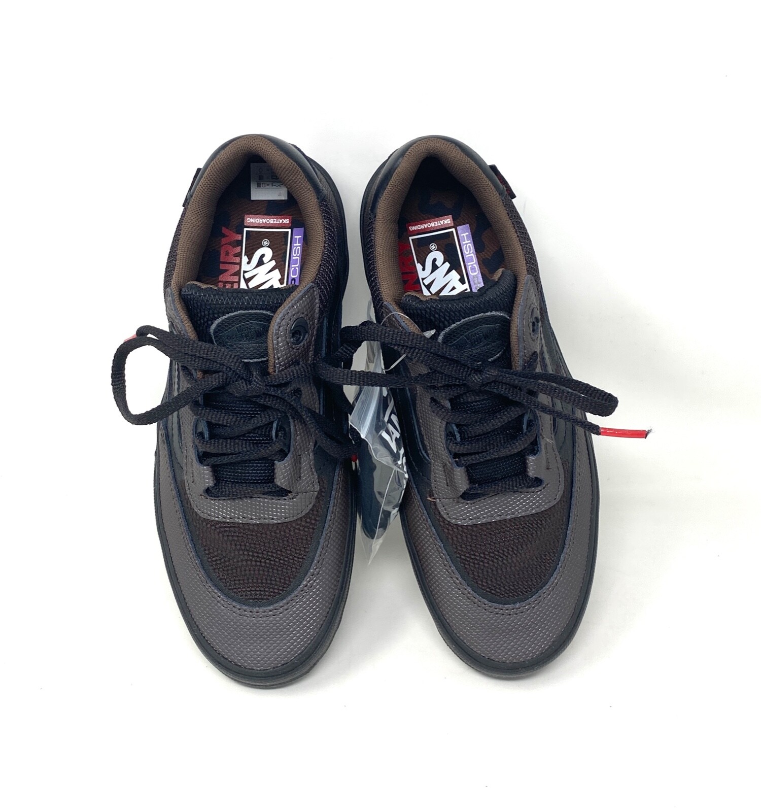 VANS Wayvee Justin Henry Low Top Women's Grey Brown Mesh Suede Size ...