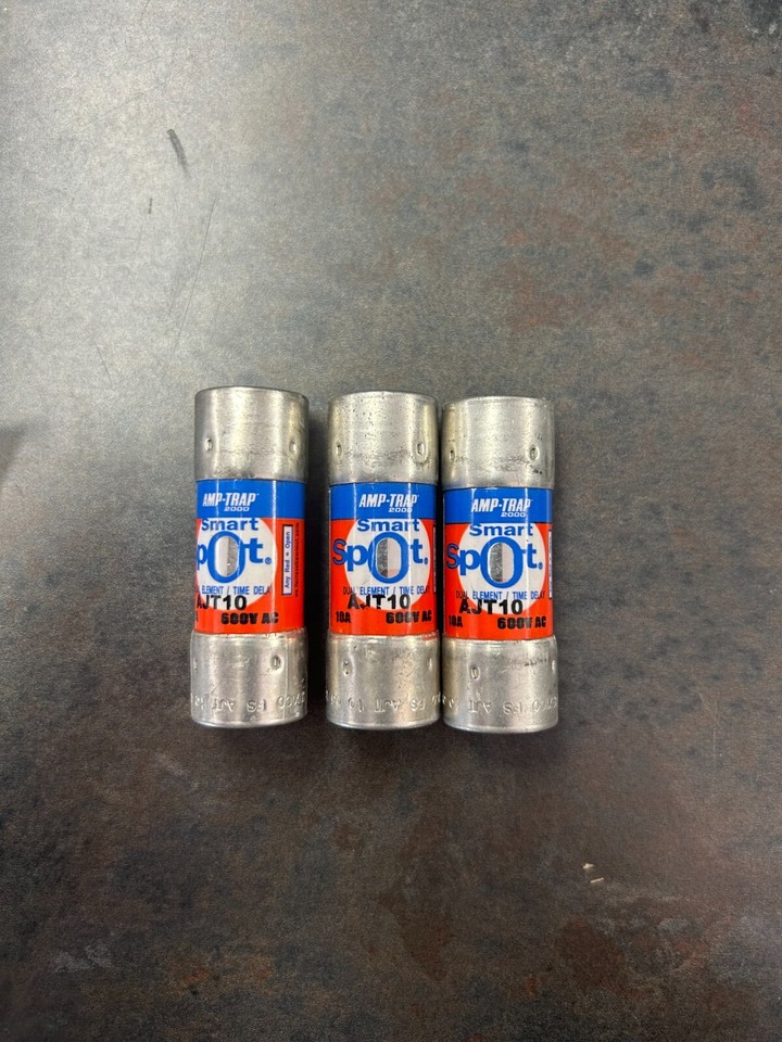 (3) NEW FERRAZ SHAWMUT AJT10 FUSE 10A | eBay
