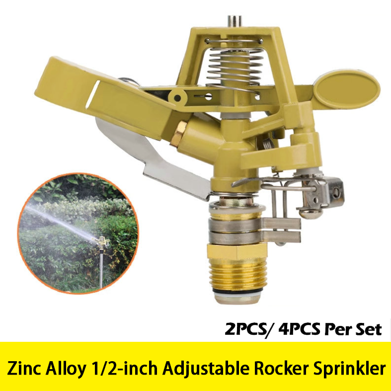2Pcs/4Pcs 1/2 Inch Heavy Duty Impact Sprinkler Head Perfect for ...