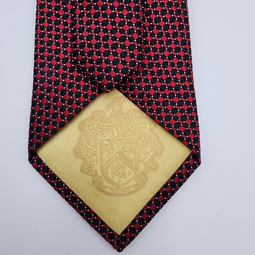 Donald J. Trump Signature Collection Necktie Tie Red Blac Diamond ...