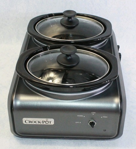 Crock Pot Hook Up Connectable Entertaining System Double Oval 1Qt ...