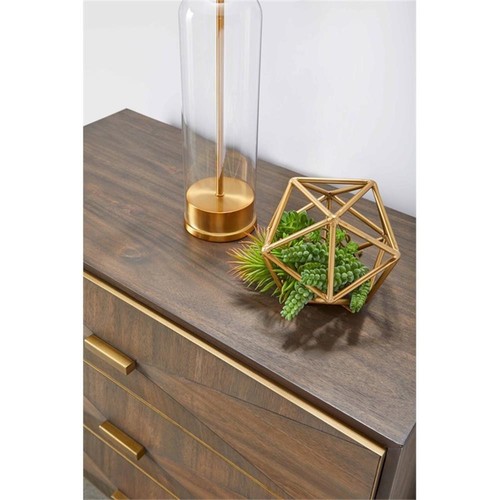 Essentials For Living Traditions Wynn Wood 3-Drawer Nightstand in Brown | eBay