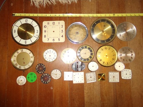 25 Vintage Misc. Salvaged Clock Faces | eBay