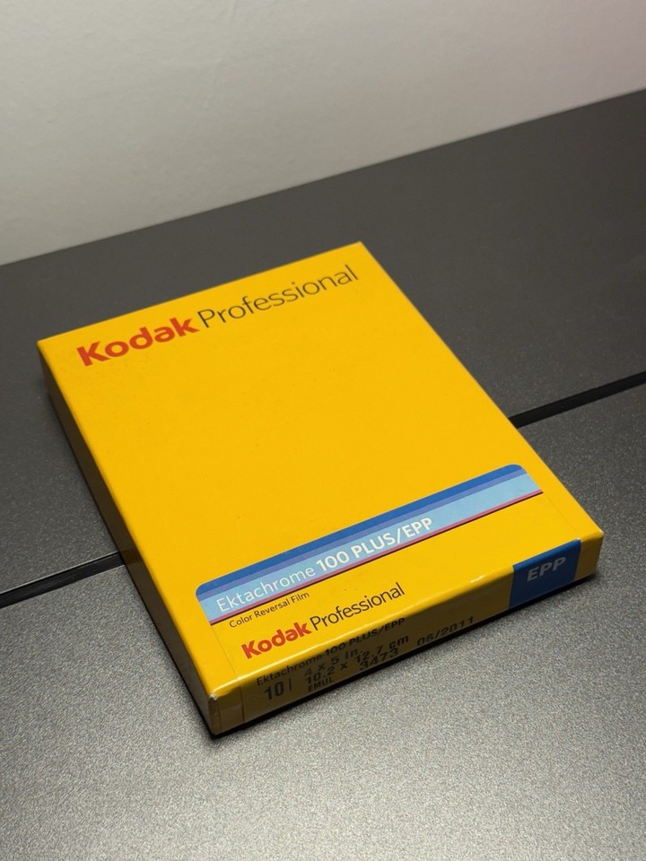 Kodak Ektachrome 100 Plus EPP 4x5 inch (10x12,7cm) Dia film E-6, 10 Sheets | eBay