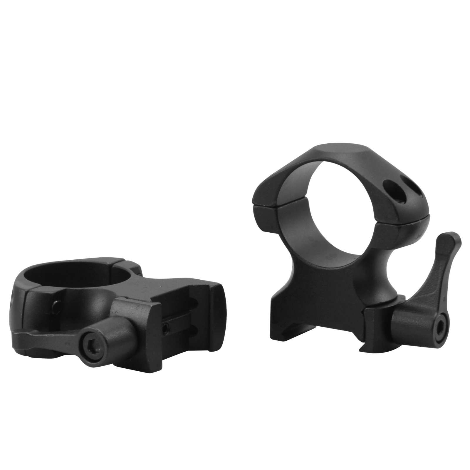 CCOP USA 1 Inch Lever Lock High Profile Weaver Rail Steel Scope Rings ...