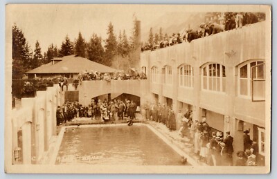Postcard RPPC 1920s Pool Party | eBay