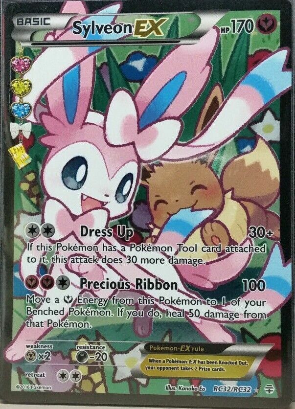 Pokemon Sylveon Ex Card
