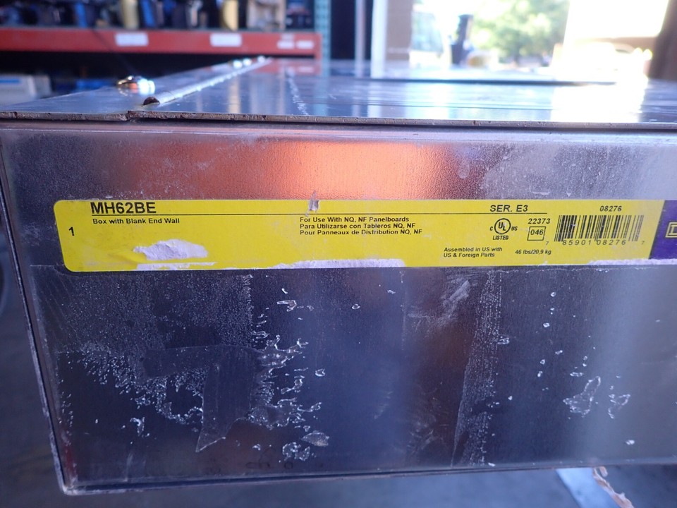 Square D NQ 600 amp 208v Main Lug Feed Thru Panelboard MH62 3 Phase ...